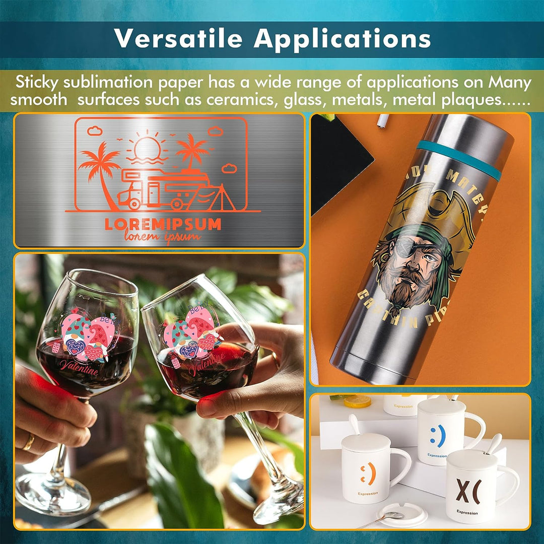 Koala Sticky 100gsm Sublimation Paper - 100 Sheets, 8.5x11" – koalagp