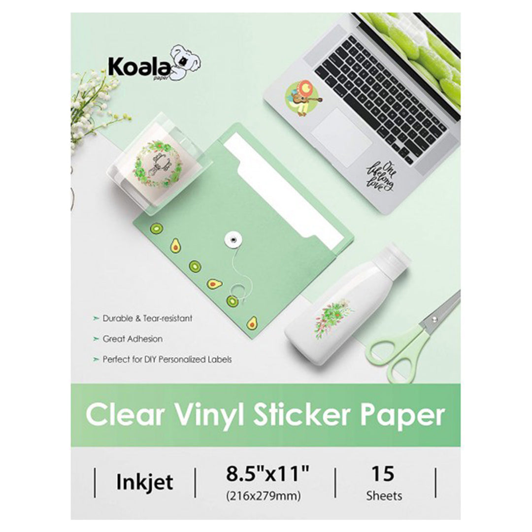 Koala Vinyl Sticker Paper – Waterproof & Cricut Friendly – koalagp