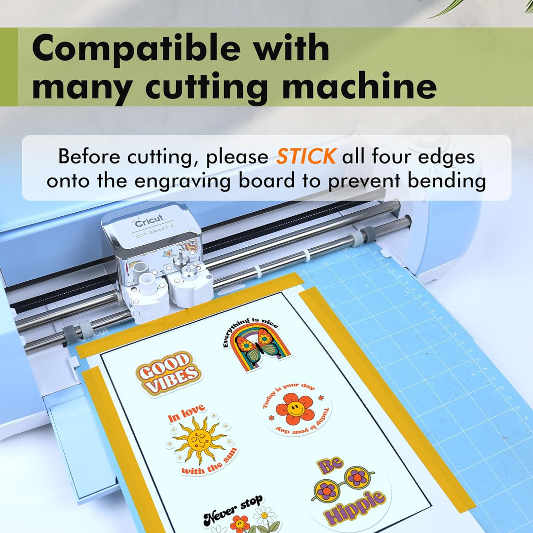 Koala 100% Waterproof Sublimation Sticker Paper 25 Sheets-Clear Withou ...