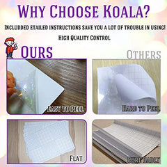 Koala A4 Holographic Laminate Sheets | Protect Prints & Add Shine – 25 ...