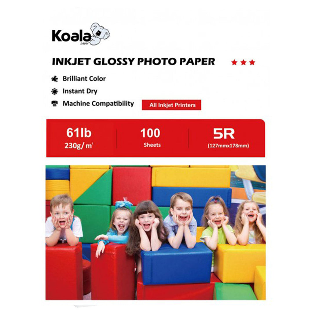 Koala 61lb Glossy Photo Paper – 230gsm for Inkjet Prints – koalagp