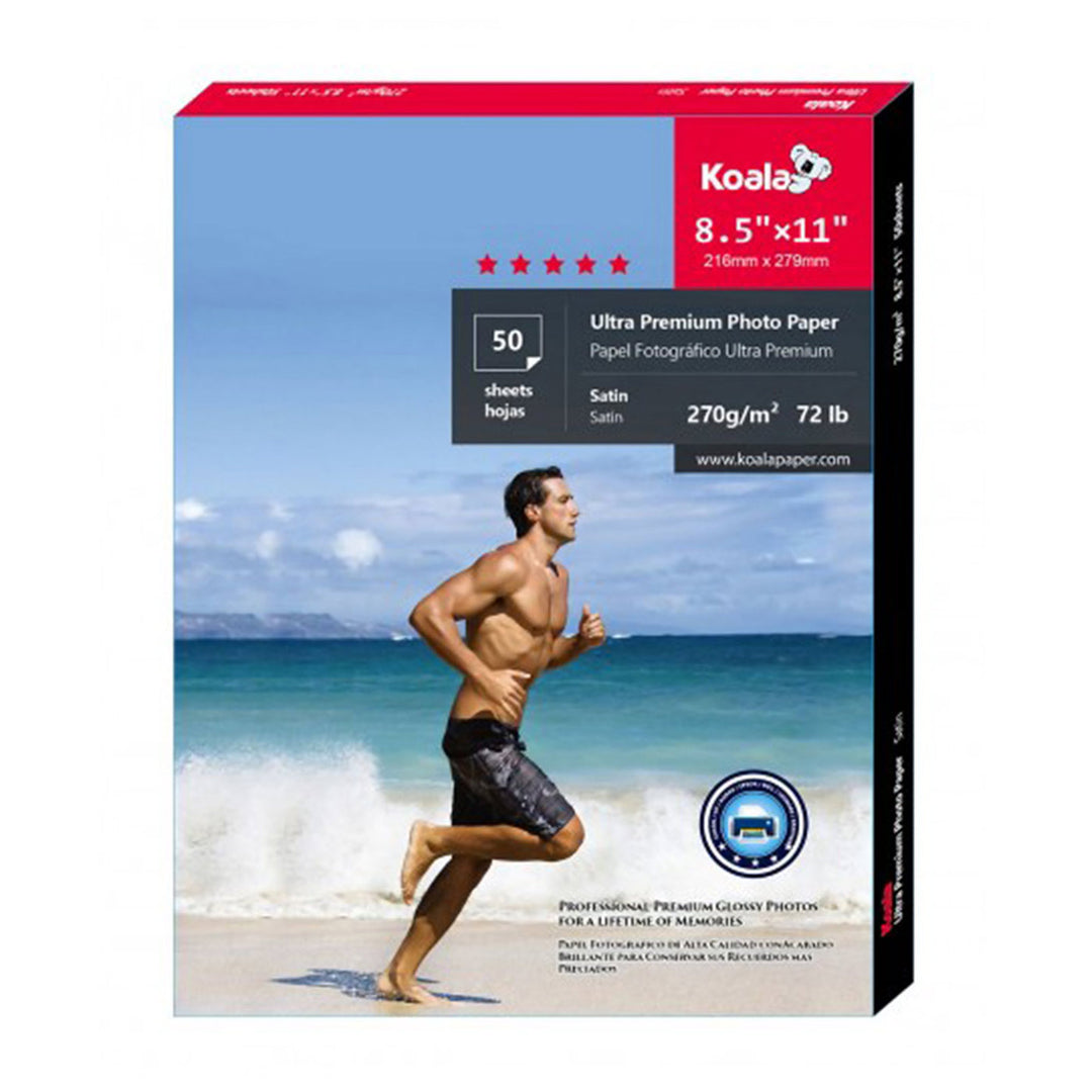 Koala 72lb RC Satin Photo Paper – 50 Sheets, Inkjet Compatible – koalagp