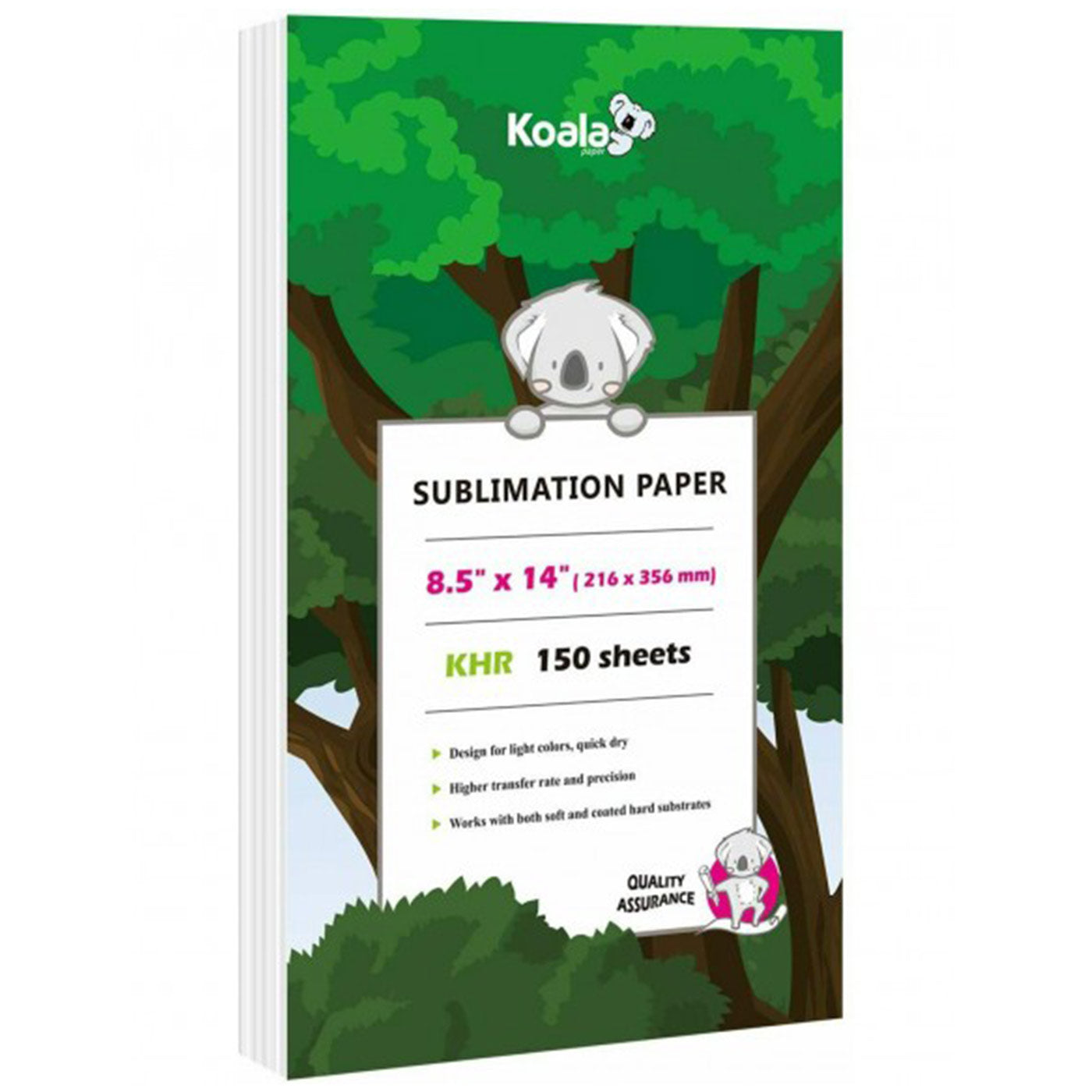 Koala Sublimation Paper for Inkjet Printer 100gsm 150 Sheets – koalagp