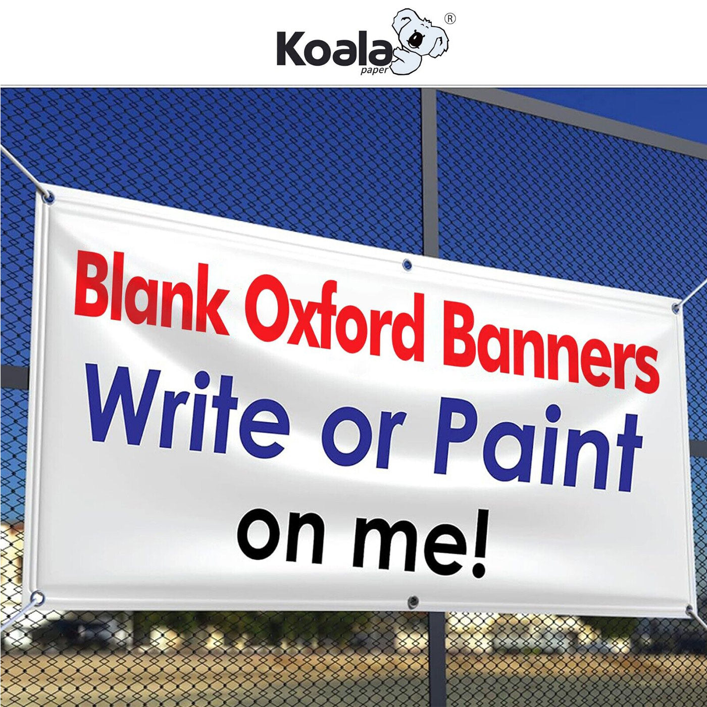 Koala Sublimation Banner Blank Polyester Canvas Large Banner Signs 2x4 ...