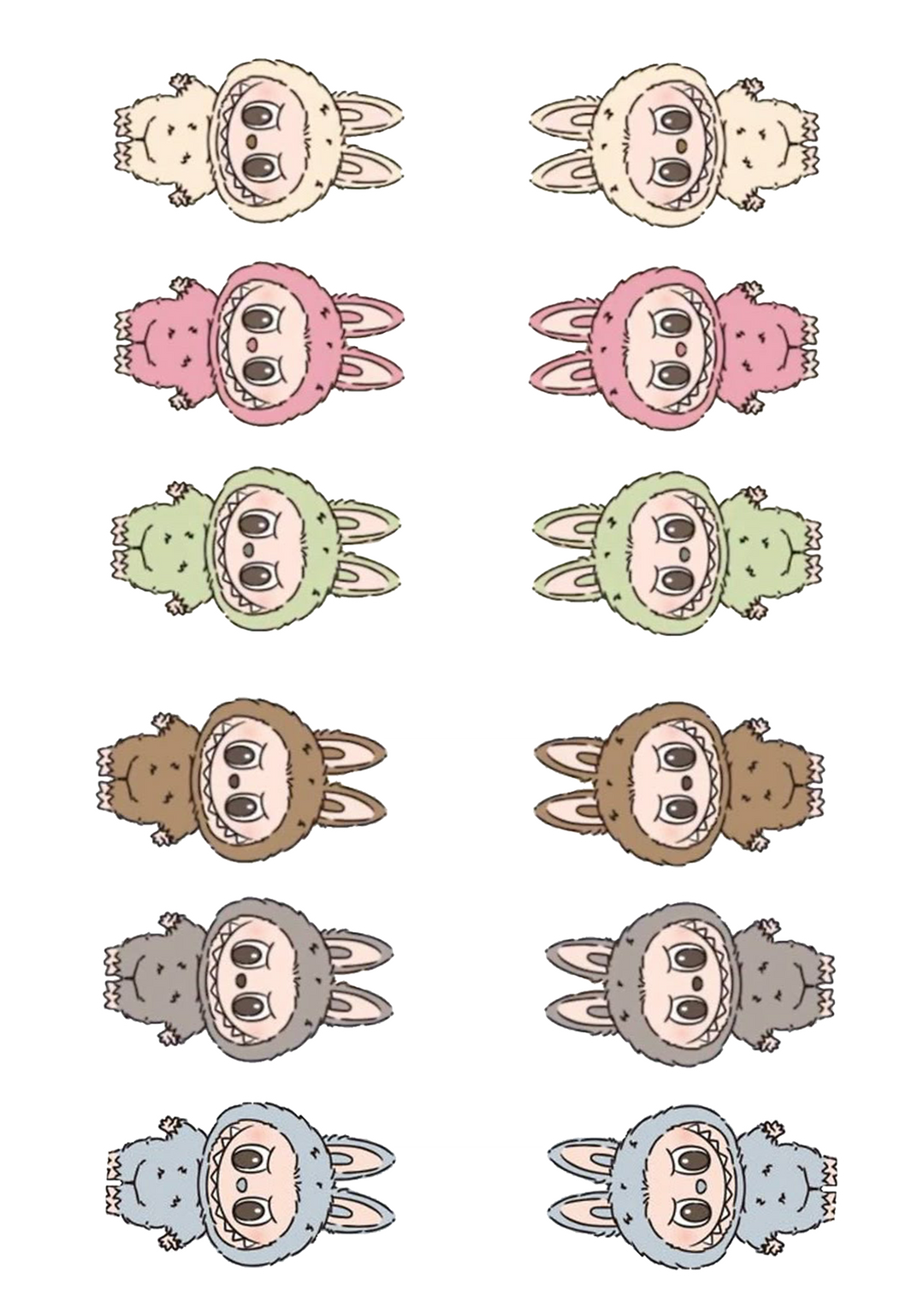 Cute LABUBU Bookmarks - PNG – koalagp